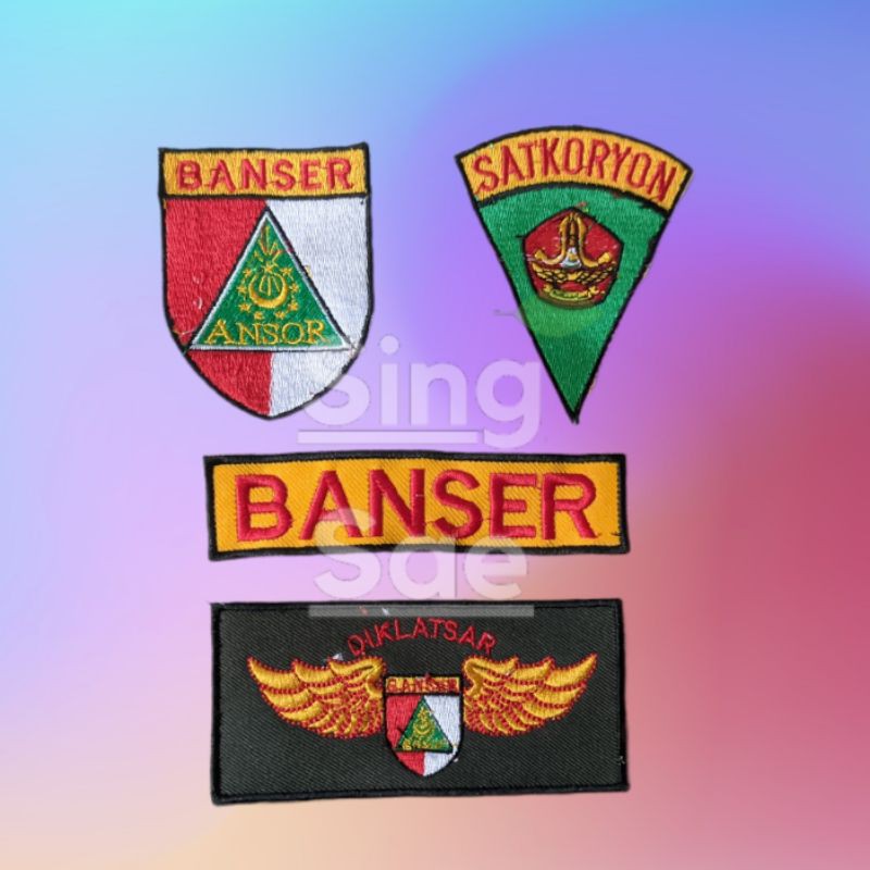 Jual Bed BANSER /Logo BANSER /Atribut BANSER /Bordir BANSER | Shopee ...