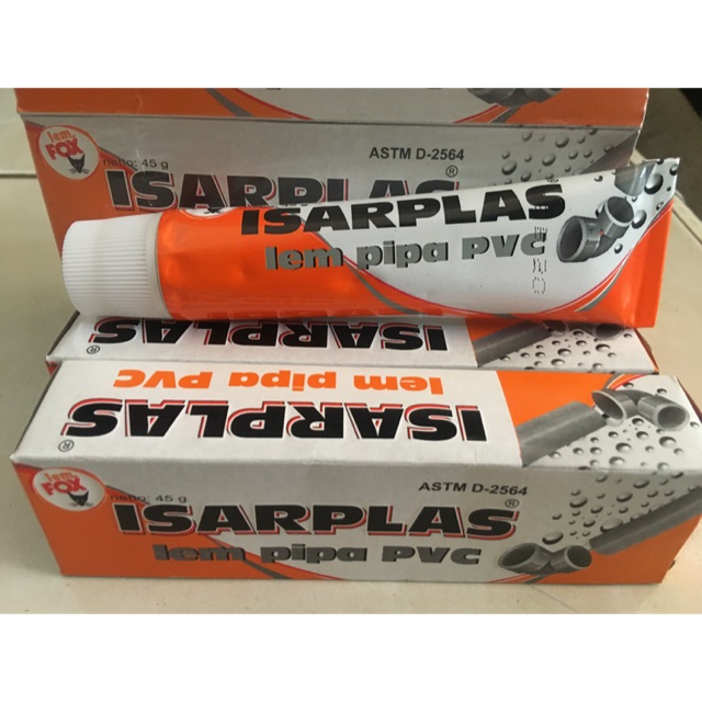 Jual Isarplas tube/ lem pipa paralon/ perelat PVC | Shopee Indonesia