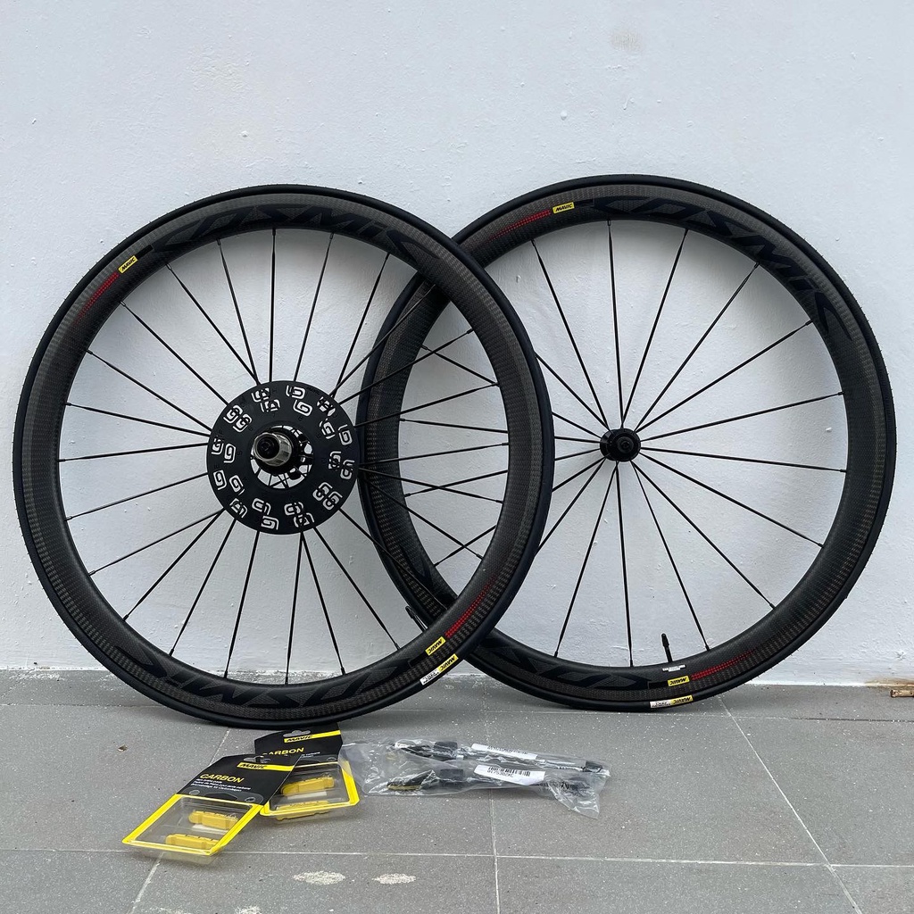 Jual Wheelset Road Bike 700 Mavic Cosmic Pro Carbon SL C-Rims | Shopee ...
