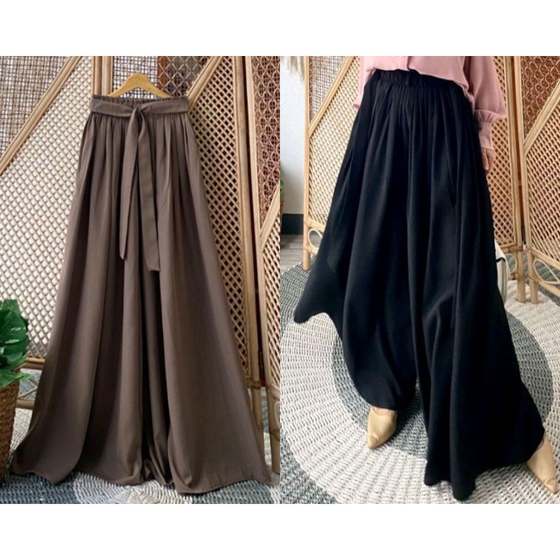 Jual ZIGNA KULOT Panjang 100 cm || Wide Pant || Kulot Lebar || Kulot ...
