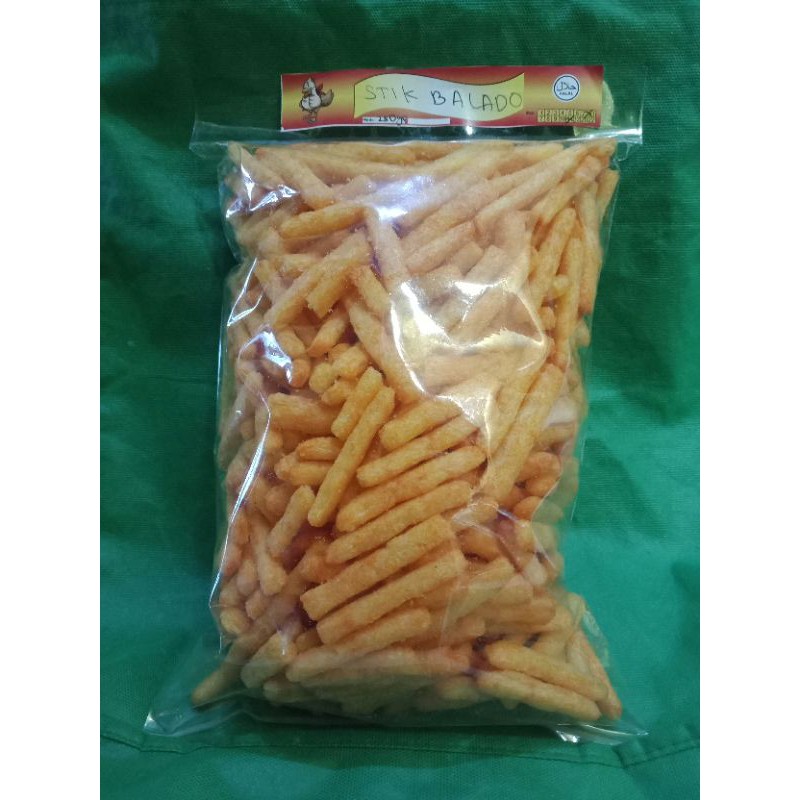 Jual stik balado 250 gr stick pedas sambal snack hot spicy enak murah ...