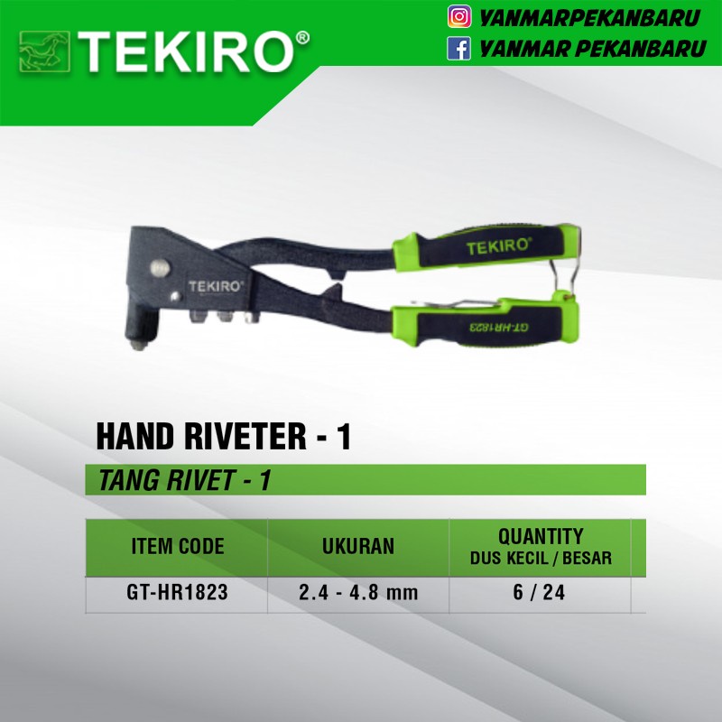 Jual TEKIRO HAND RIVETER - 1 / TANG RIVET - 1 | Shopee Indonesia