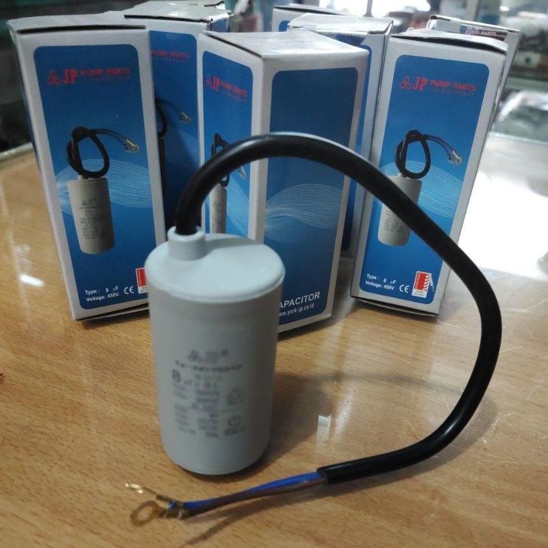Jual Kondensator Starting 8 uF / MFD JP • Part 〽️ Model : BS 5267 • 400 ...