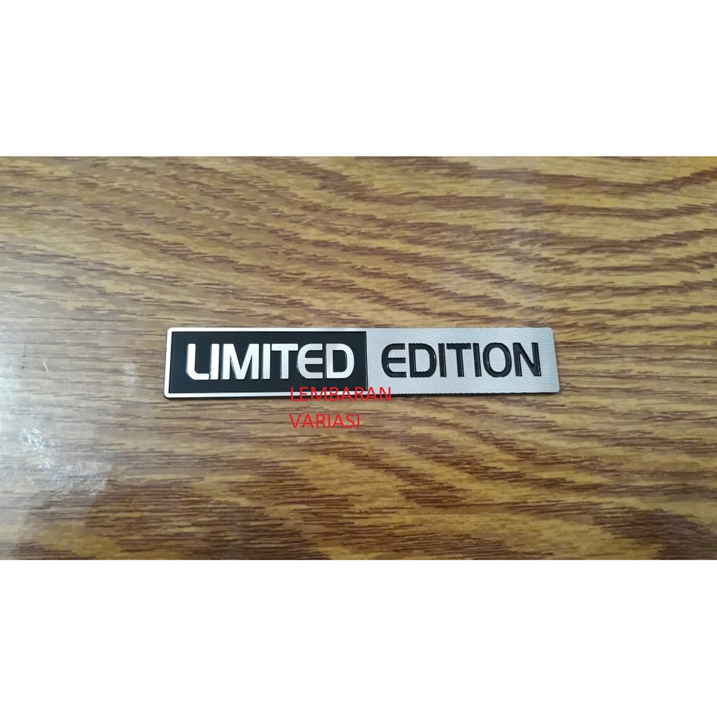 Jual Emblem Logo Limited Edition HItam Chrome | Shopee Indonesia