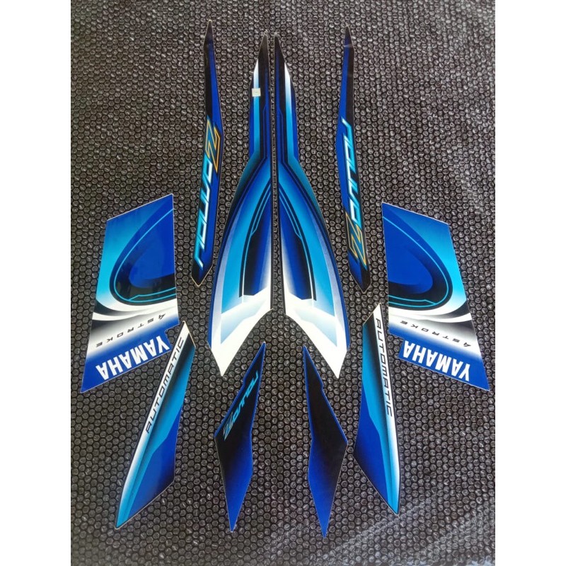 Jual Striping nouvo z biru hitam 2007 sticker nouvo stiker nouvo z list ...