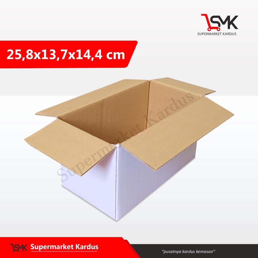 Jual Box 25,8x13,7x14,4 cm (amdk 24x120ml) Kardus/Karton/kardus/kemasan ...