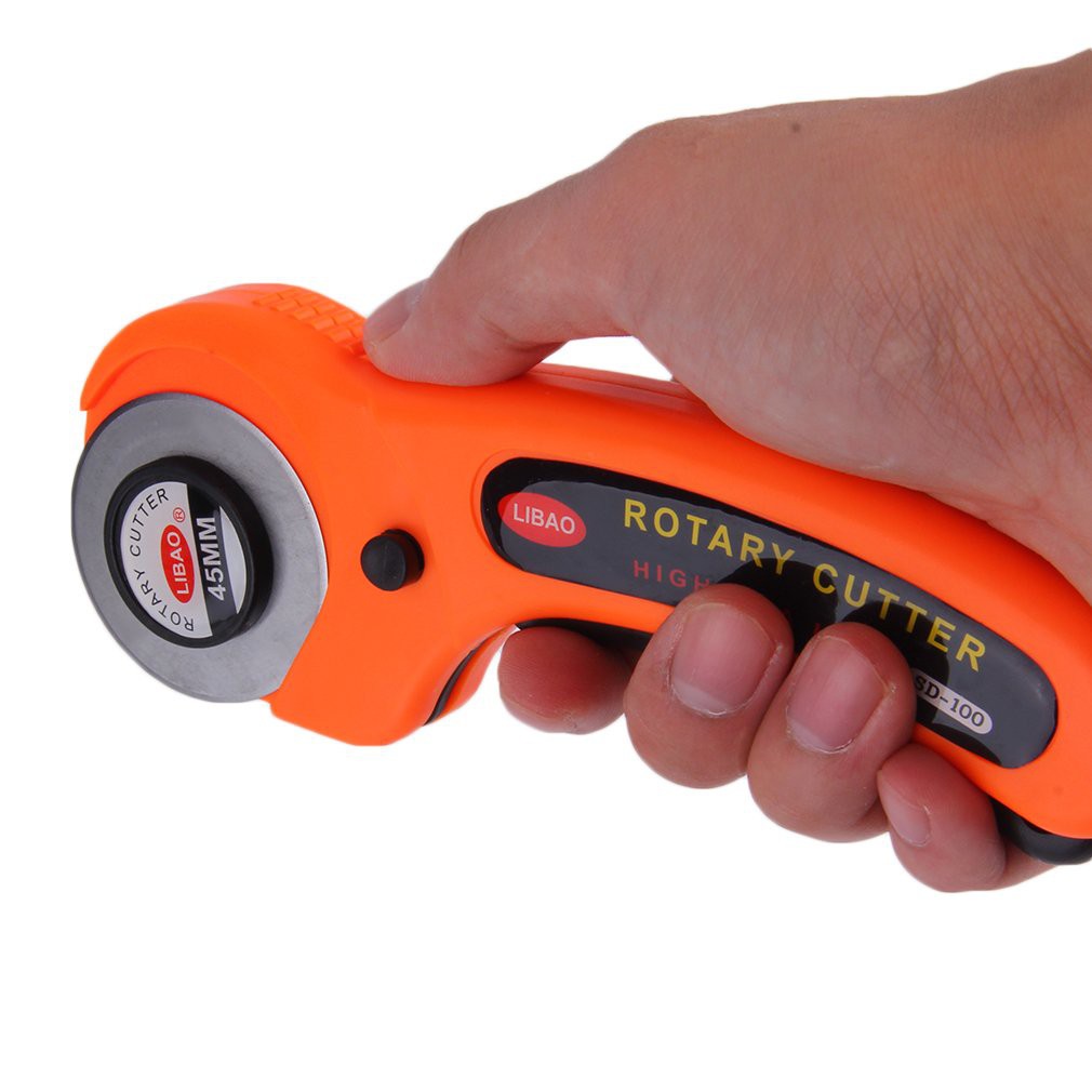 Jual Leyao Cutter Rotary Roller Blade 45mm - Orange | Shopee Indonesia