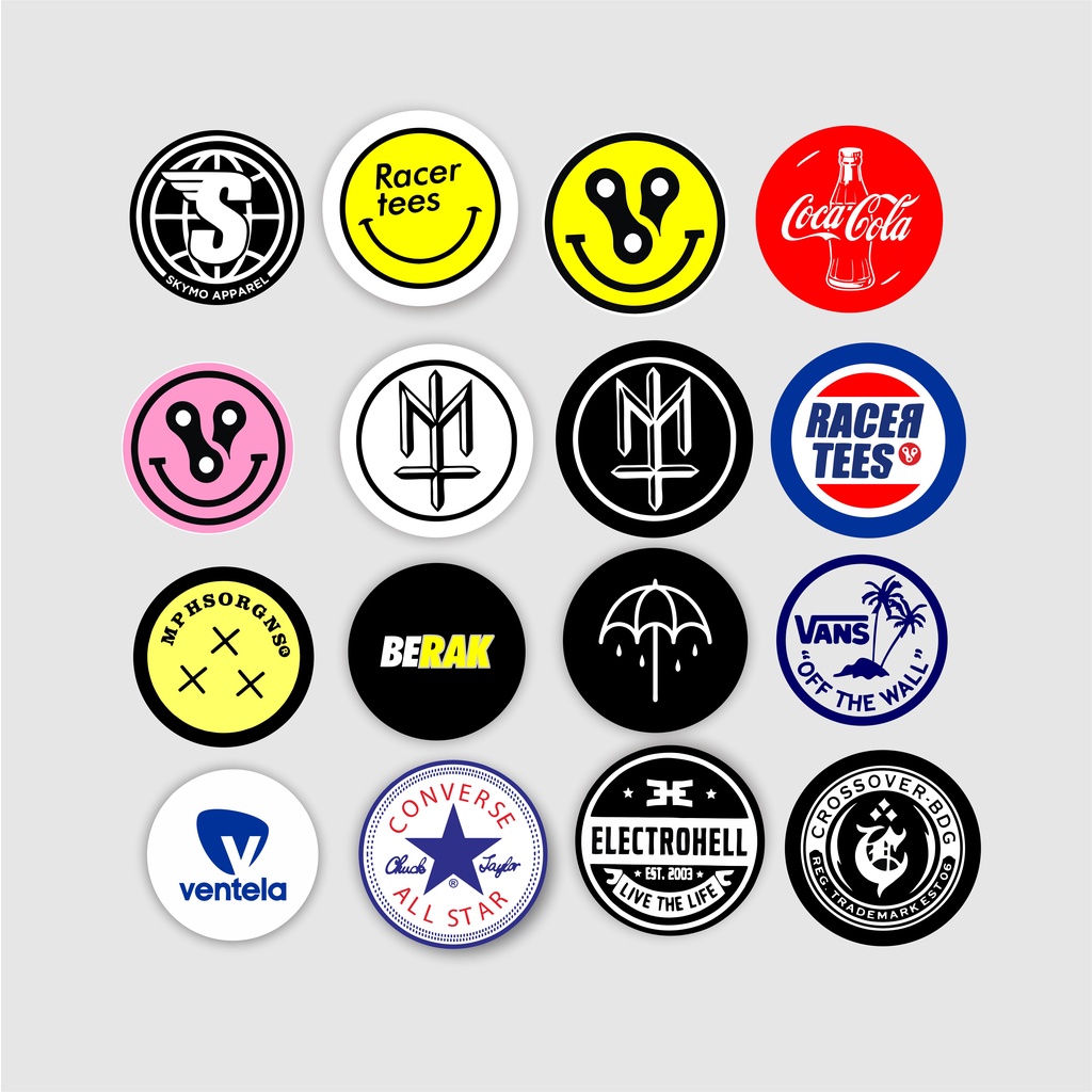 Jual Stiker Sticker Brand Distro Graftac Vinyl Logo Vans Skate surf ...