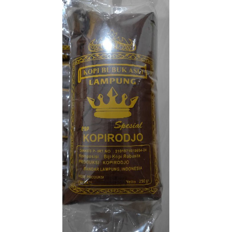 Jual 200G cap KOPIRODJO KOPI RODJO 100% biji kopi pilihan Robusta ...