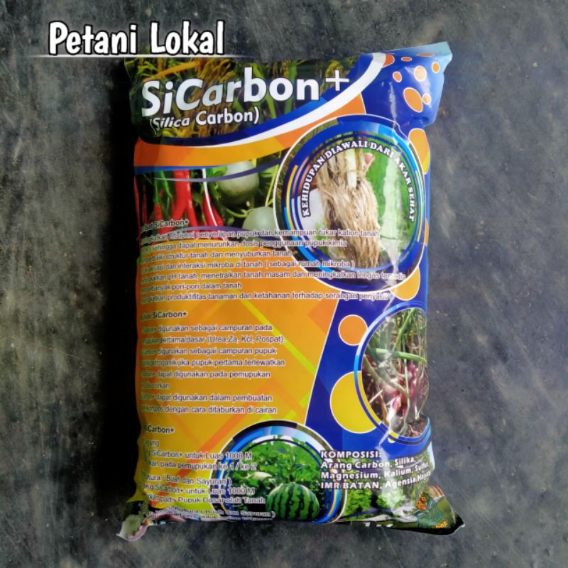 Jual SiCarbon+/Silica Carbon Obat Penyubur Akar Kemasan 1 Kg | Shopee ...