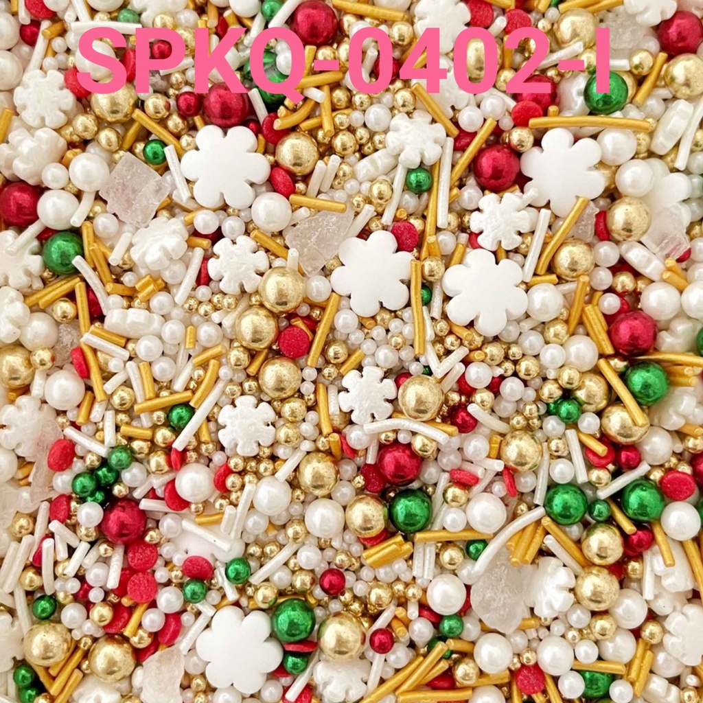 Jual GR-SPKQ-0402 Trimit springkel sprinkles 250gr mutiara natal idul ...