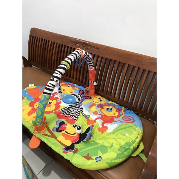 Jual PLAYGRO SUPER GYM 5IN1 SAFARI GROW 'N PLAY PLAYMAT UNTUK ANAK BAYI ...