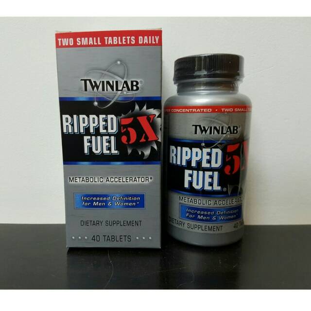 Jual TwinLab Ripped Fuel 5x 40 caps tabs 40caps 40tabs Fat Burner ...