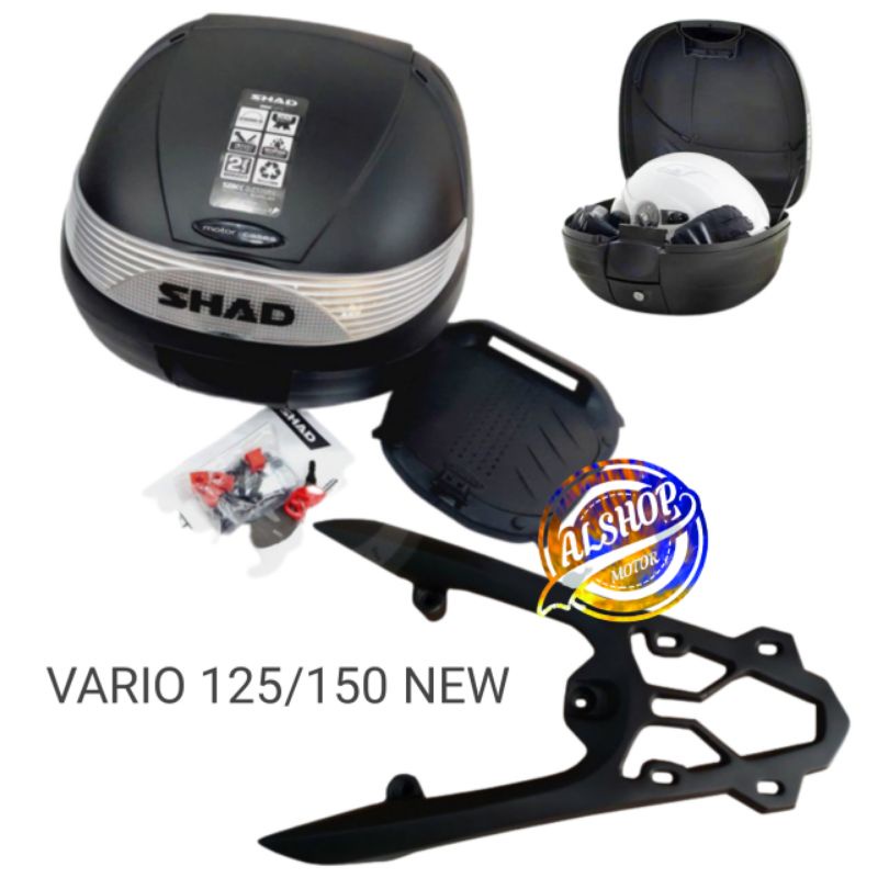 Jual PAKETAN BOX SHAD SH29 DAN BREKET BOX VARIO 125 VARIO 150 NEW / KEYLESS | Shopee Indonesia