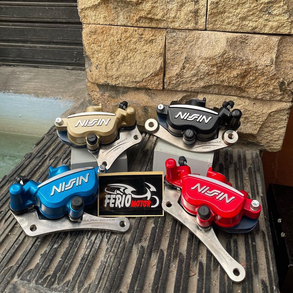 Jual Kaliper Depan Nissin Samurai Brake 2 Piston Jupiter Z F1ZR Nouvo VEGA R 125Z | Shopee Indonesia