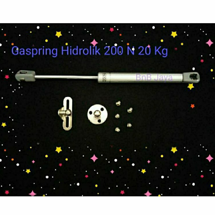 Jual Gaspring / Jok Motor Hidrolik 200 N 20 kg / 250 N 25 kg Gas Spring ...