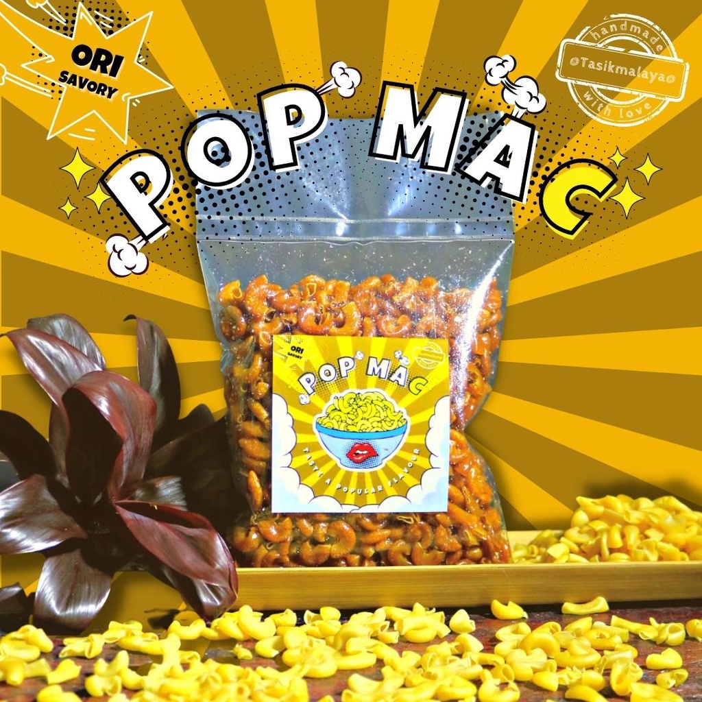 Jual Makaroni/Makaroni Pedas/POP MACARONI ORIGINAL SAVORY (200 gr ...