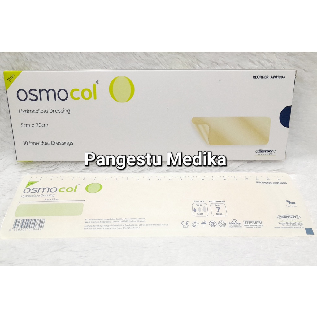 Jual OSMOCOL HYDROCOLLOID DRESSING THIN 5 CM X 20 CM | Shopee Indonesia