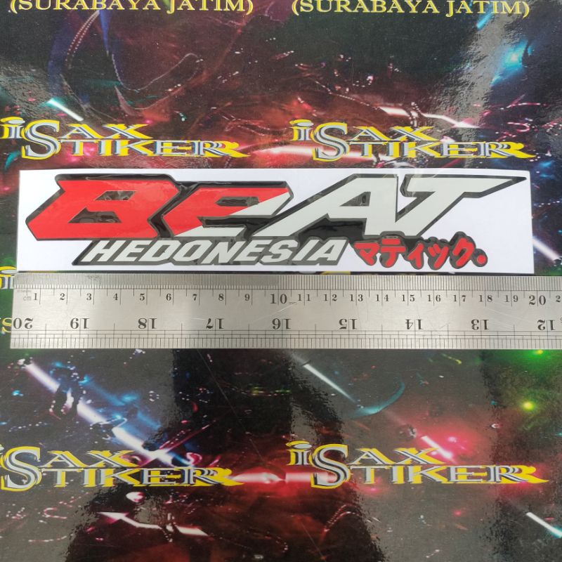 Jual stiker cutting Honda beat hedon hedonesia | Shopee Indonesia