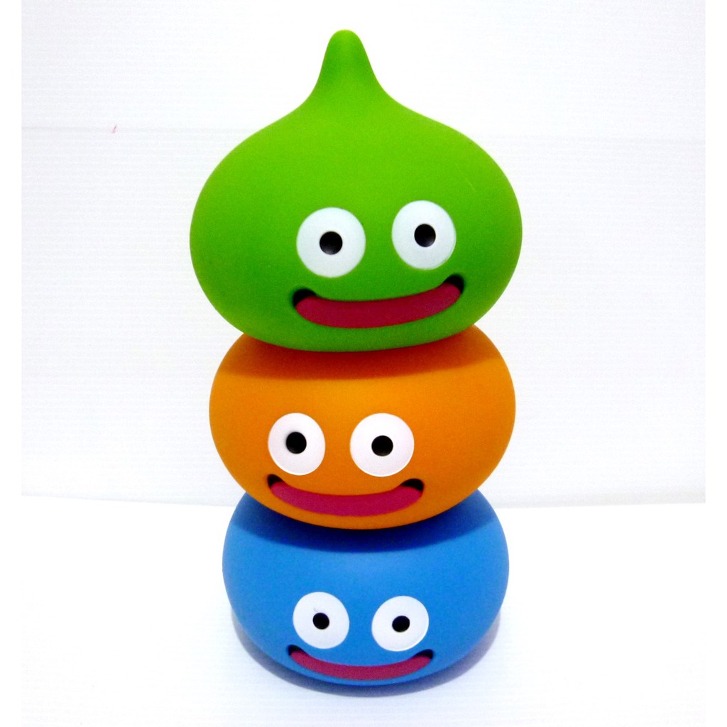 Jual Action Figure Slime Dragon Quest Soft Vinyl 3 Tiered Slime Tower ...