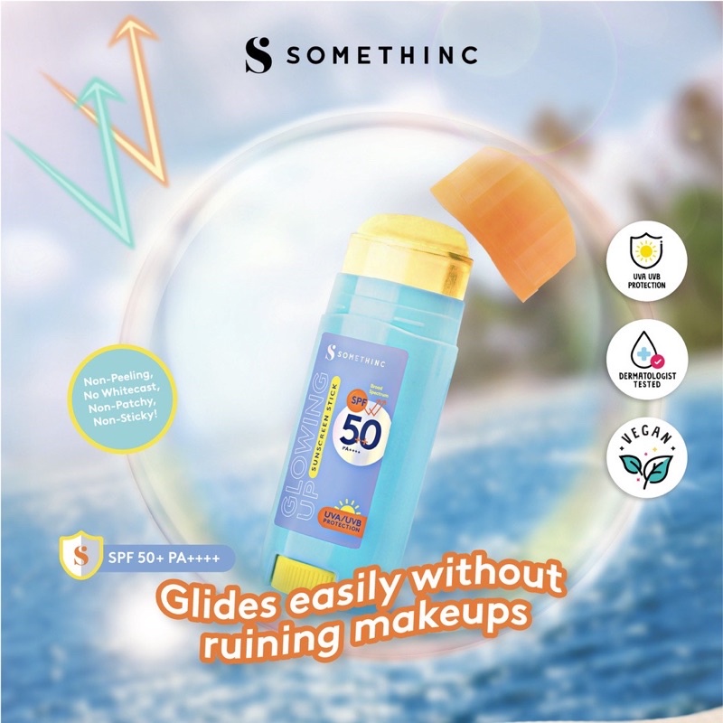 Jual Somethinc Glowing Up Sunscreen Stick SPF 50++ PA | Shopee Indonesia