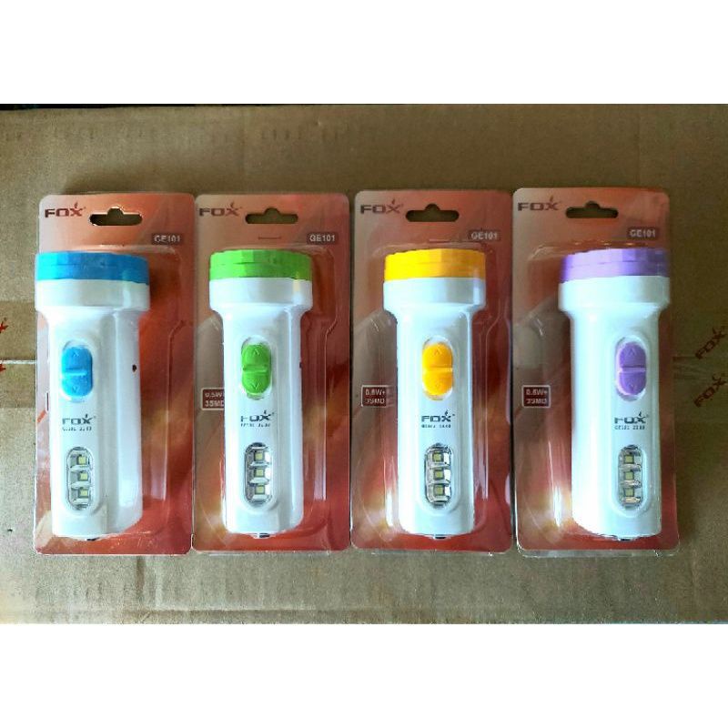 Jual senter fox ge 101 emergency 2 in 1 senter tangan kecil kualitas ...
