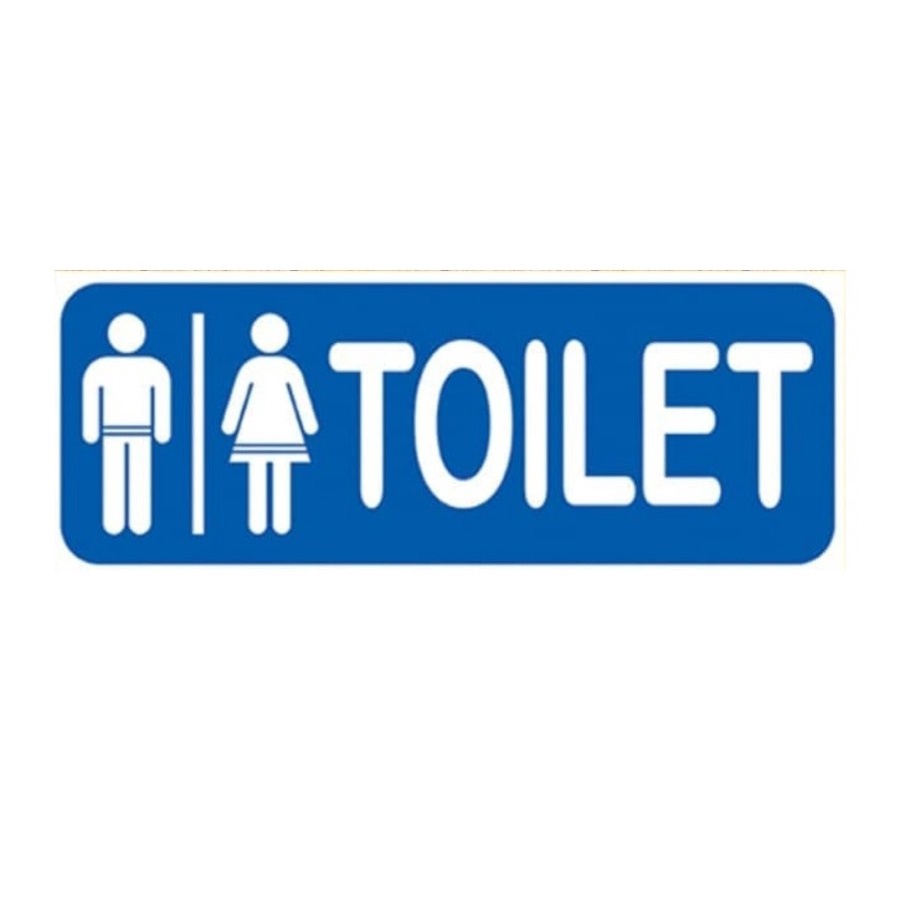 Jual sign stiker toilet / stiker toilet wanita pria / stiker toilet ...