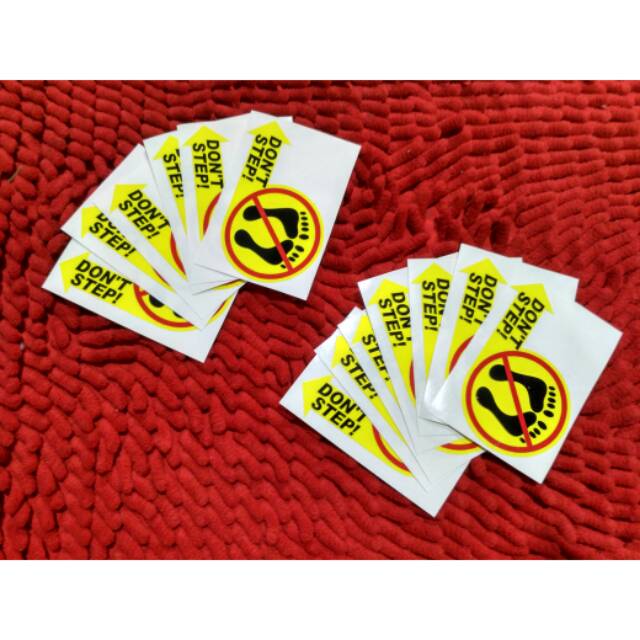 Jual Stiker jangan di injak (isi2) | Shopee Indonesia