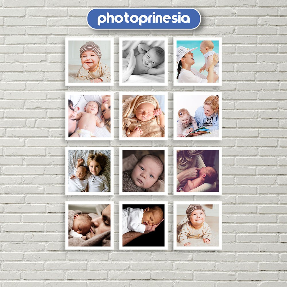 Jual Mix Tile Photo Print / Cetak Foto Square 1:1 Ukuran 20x20cm High ...