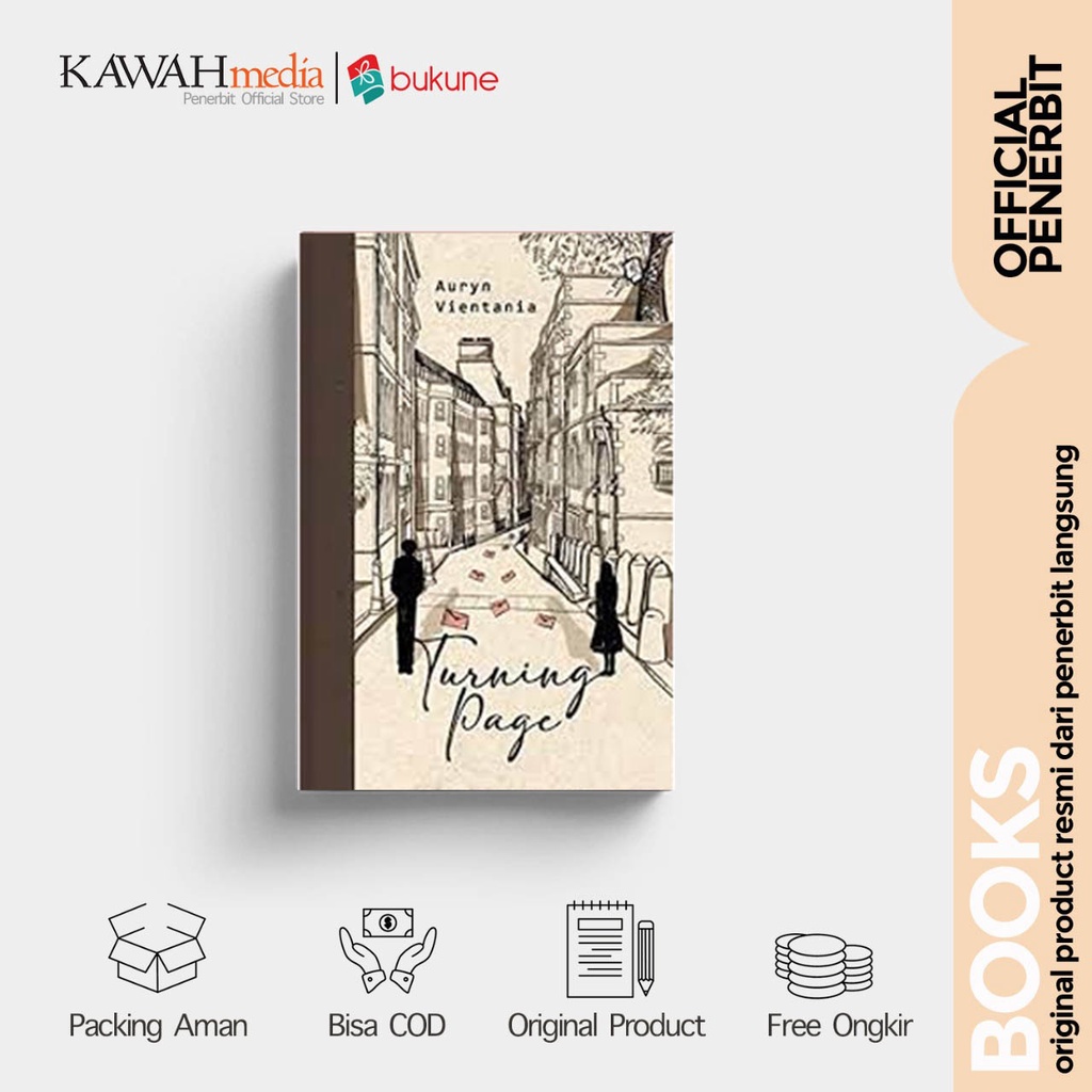 Jual Buku Novel Turning Page - Auryn Vientania |BUKUNE | Shopee Indonesia