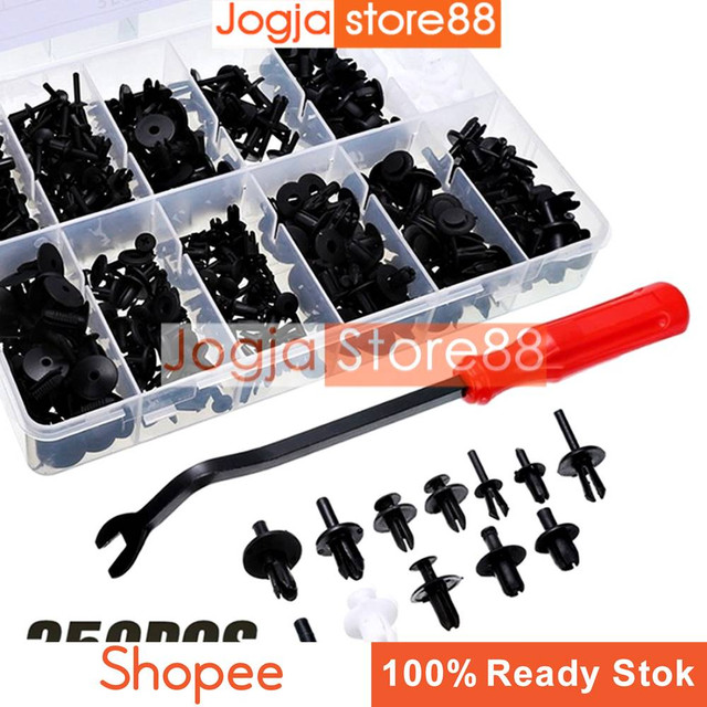 Jual Baut Rivet Mobil Universal Car Push Pin Fasteners Clip 350 PCS ...