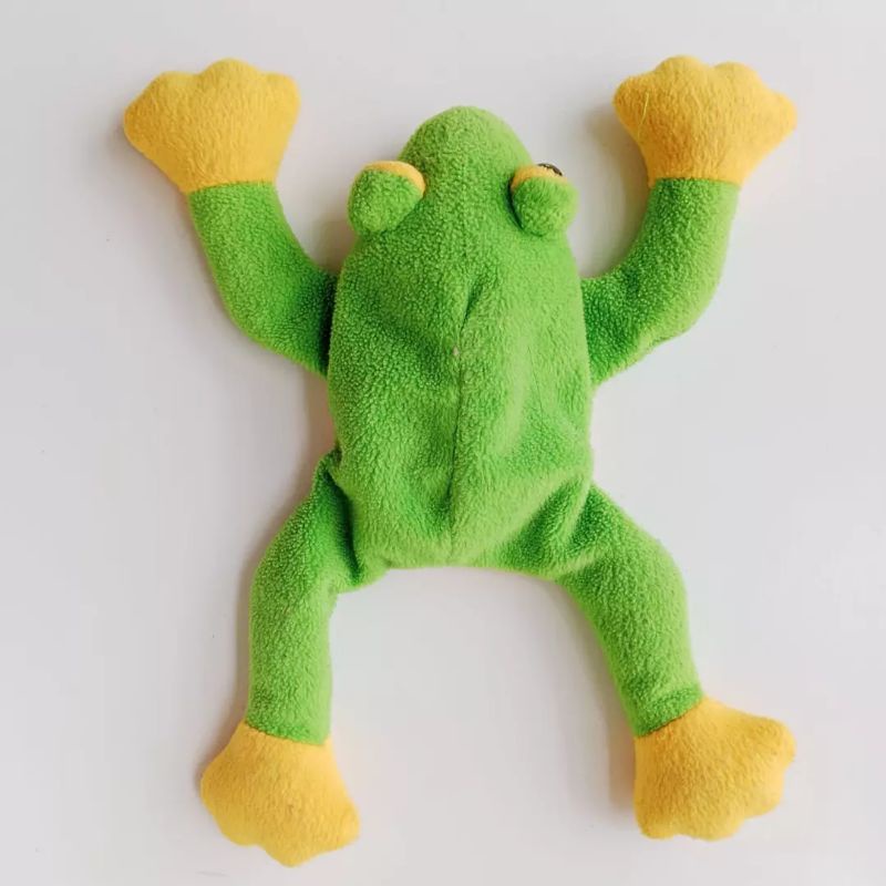 Jual Boneka Kodok Katak Hijau Kuning Kecil | Boneka Preloved Bekas ...
