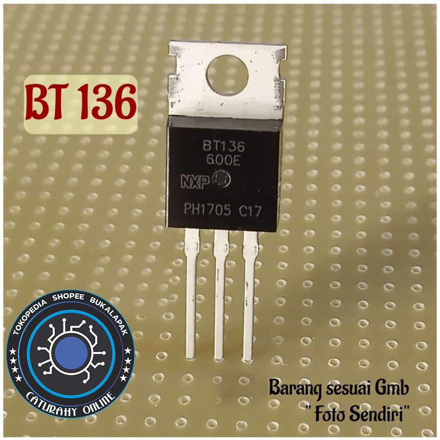 Jual triac BT136 bt 136 600E transistor mosfet | Shopee Indonesia