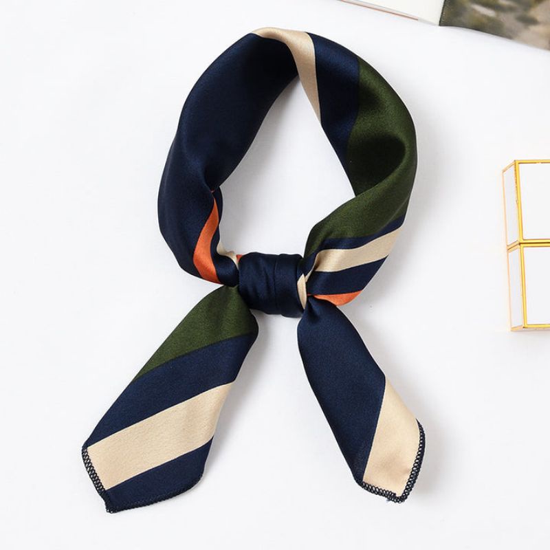 Jual Syal leher syal pramugari scraf sutra 50x50 syal kepala syal tas ...