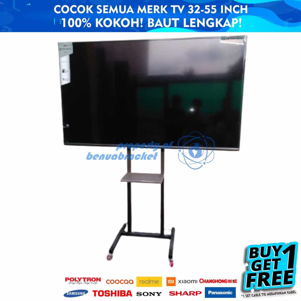 Jual Bracket TV Standing 32 55 50 43 42 40 24 65 60 17 14 Inch Dijamin ...