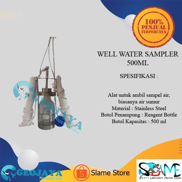 Jual [Ekonomis][Stock] Well Water Sampler 500 ml Alat Sampler Air ...