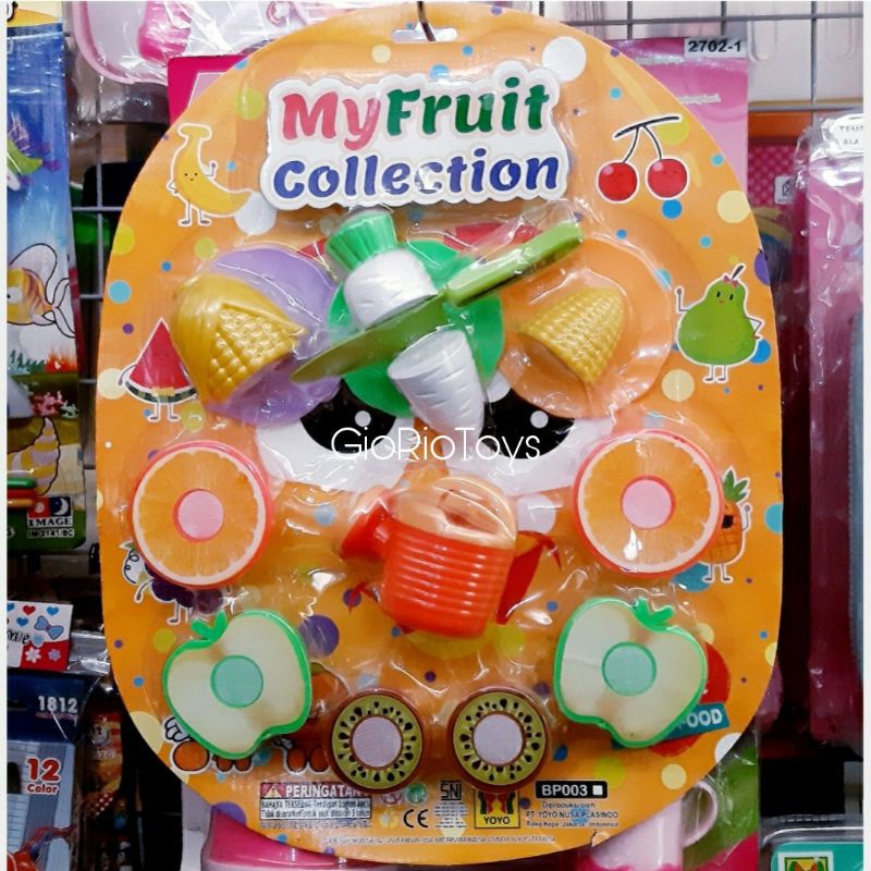 Jual Mainan My Fruit Collection Mainan Potong Buah Buahan Sayur Sayuran ...