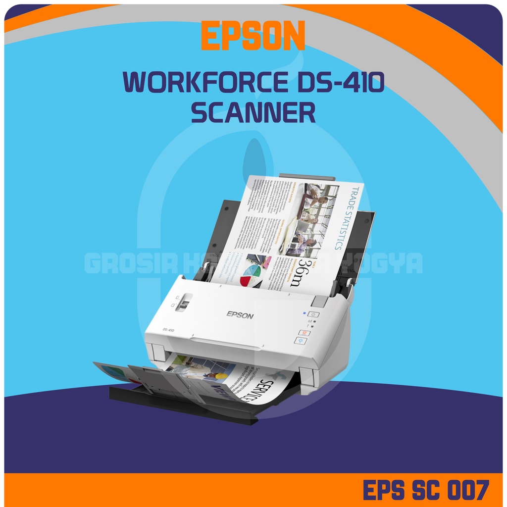 Jual Epson WorkForce DS-410 A4 Duplex Sheet-fed Document Scanner ...