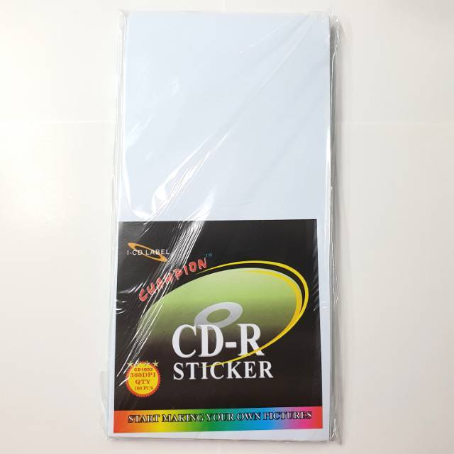 Jual STICKER CD / DVD LABEL HVS CHAMPION | Shopee Indonesia
