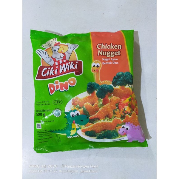 Jual Ciki Wiki Nugget Bentuk Dino 500gram | Shopee Indonesia