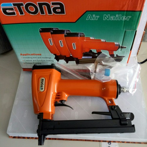 Jual Mesin Staples Angin Kompresor - Etona Air Nailer Gun 1022J Air ...