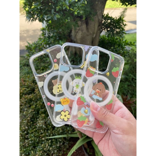 Jual MAGSAFE CARTOON CASE IPHONE ( X - 13 PROMAX ) ALL SERIES READY ...