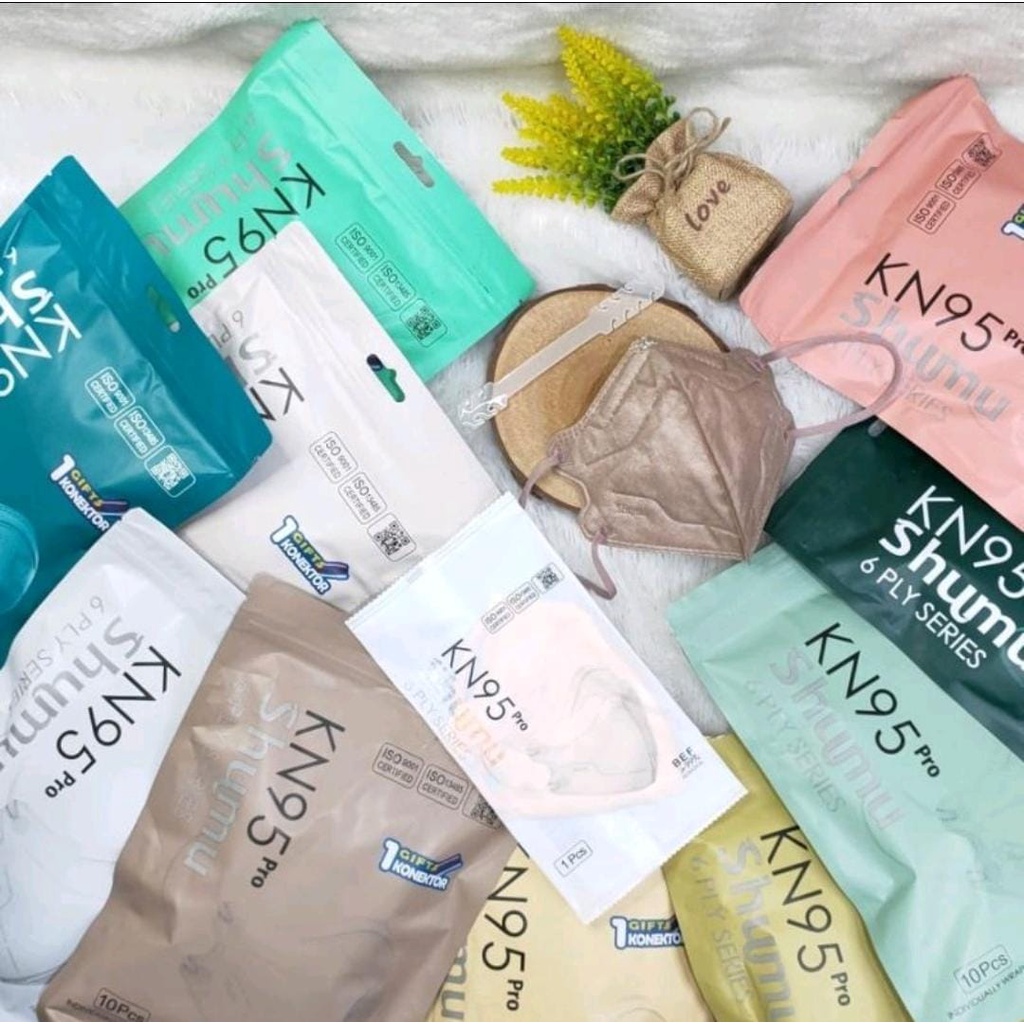 Jual MASKER KN95 SHUMU PRO STERIL PACKING ISI 10 PCS | Shopee Indonesia