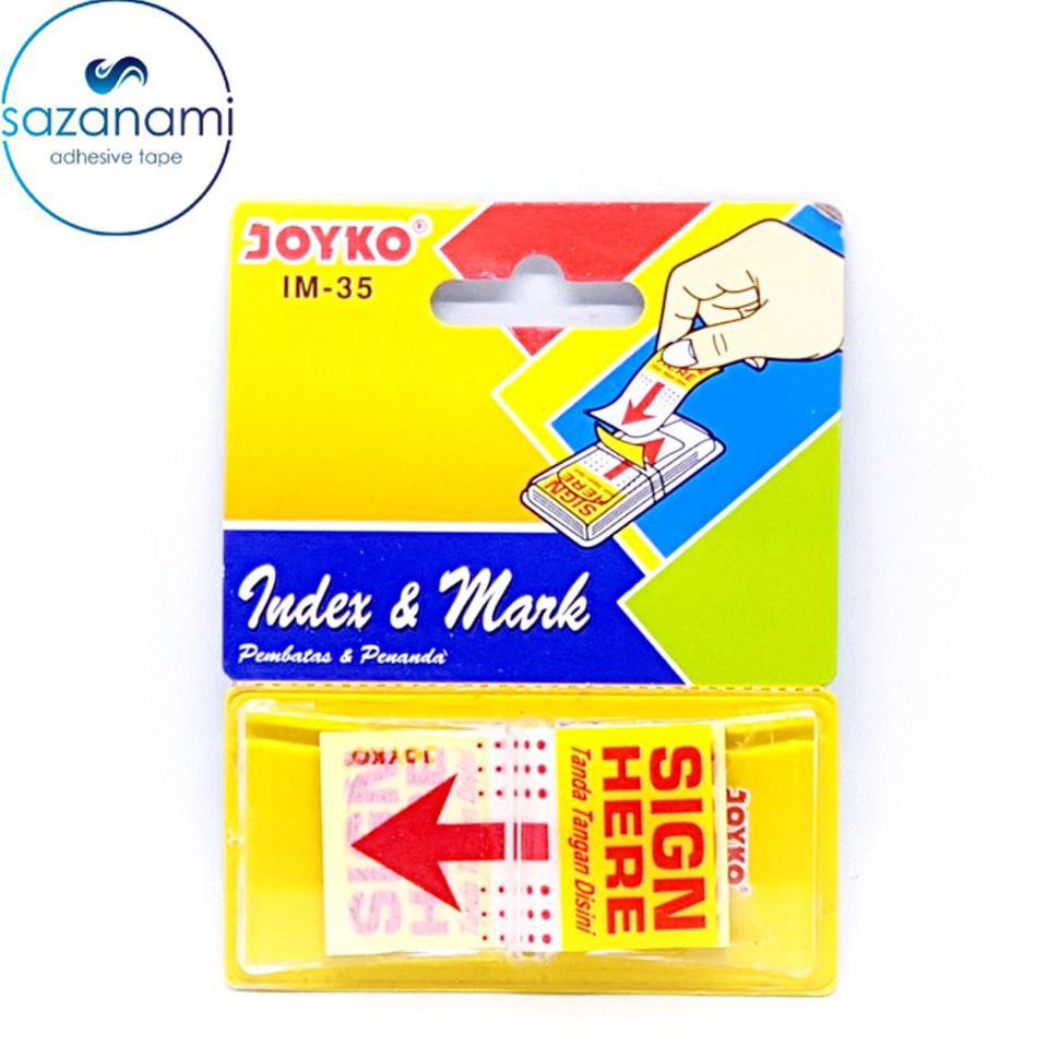 Jual TERMURAH JOYKO SIGN HERE STICKY NOTE PENANDA TANDA TANGAN POST IT ...