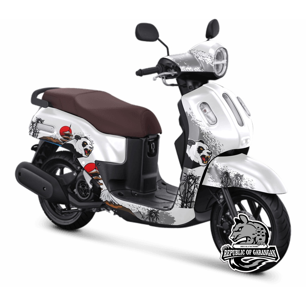 Jual Decal FAZZIO Stiker Fullbody YAMAHA FAZZIO 2022 panda japan ...