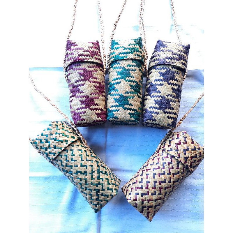 Jual Tas Purun Tas Botol Minuman Tas Etnik kalimantan khas Banjar ...