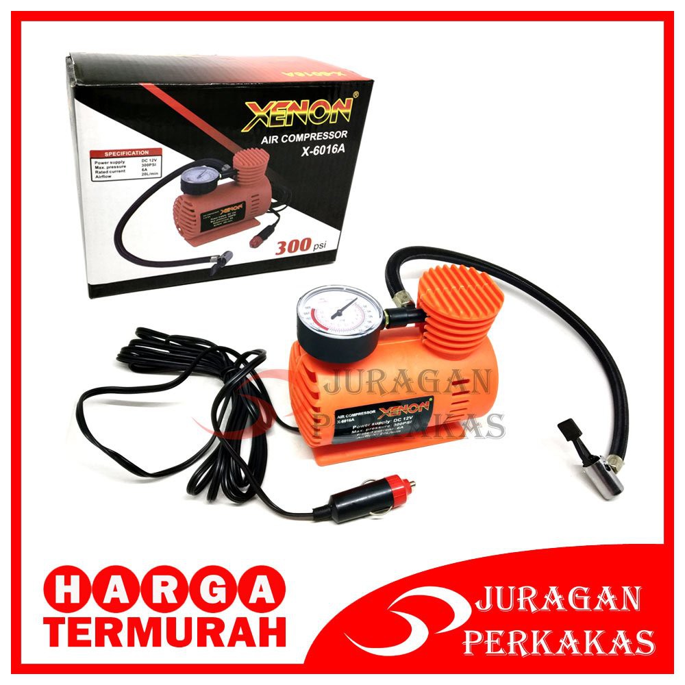 Jual XENON KOMPRESOR ANGIN MINI DC 12V - MINI AIR COMPRESSOR - POMPA ...