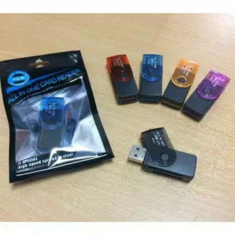 Jual CARD READER ALL IN ONE/Card reader All In One 4 slot dalam 1 ...