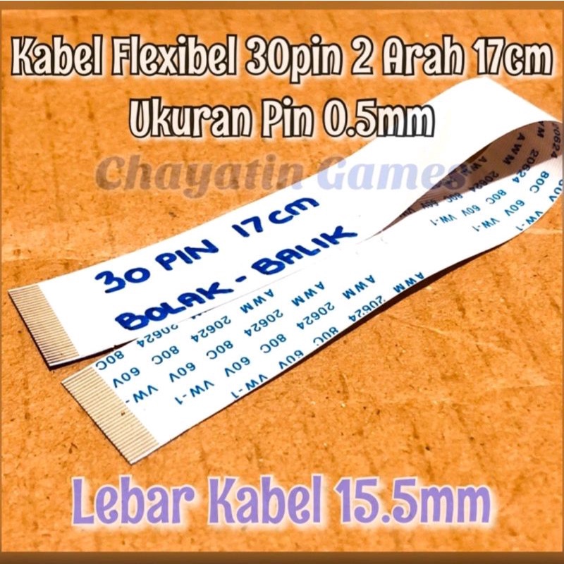 Jual Kabel Flexibel 30 Pin Halus 2 Arah Panjang Varian - Ukuran Pin 0 ...