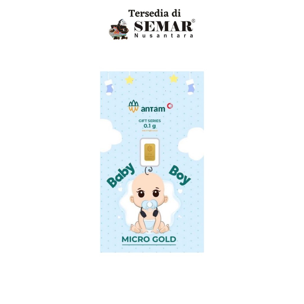 Jual Logam Mulia Antam Micro Baby Boy II Gold Emas Batangan Semar ...